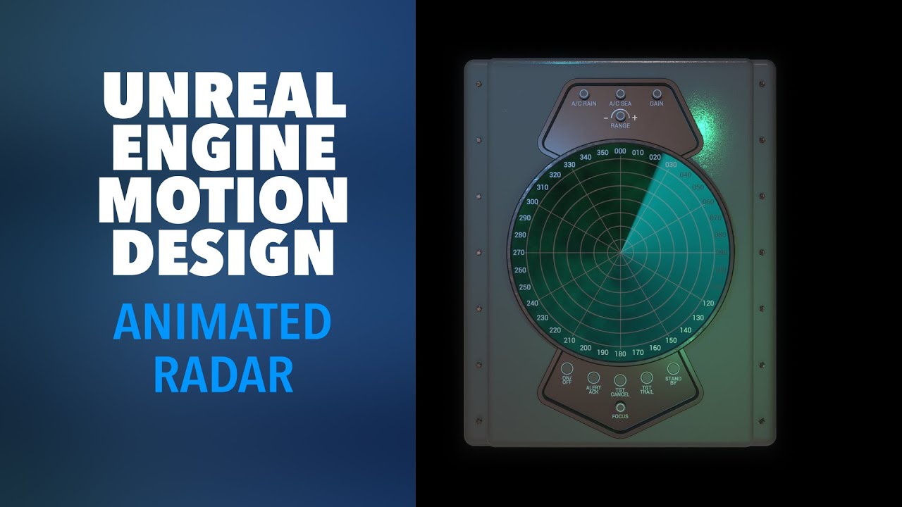 Unreal Engine Motion Design Tools: Animated Radar Tutorial - YouTube