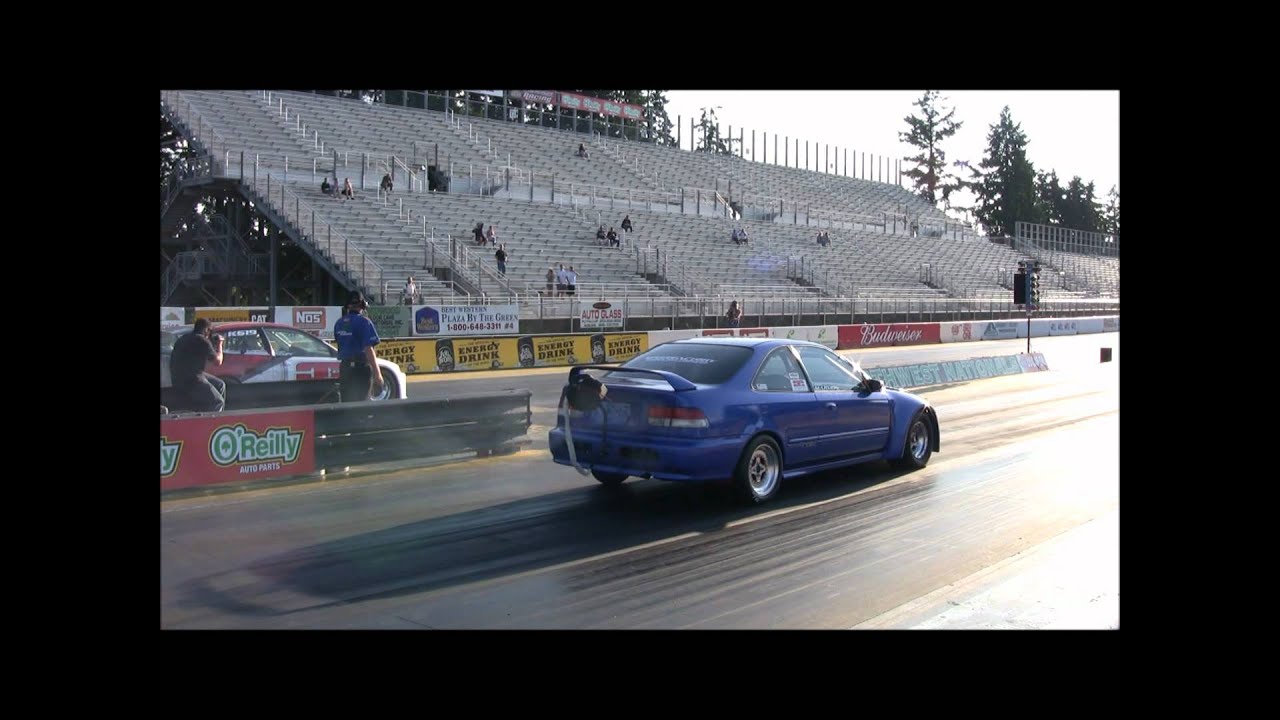 SpeedFactory / Competition Clutch Outlaw Civic 8.29 @ 185 - YouTube