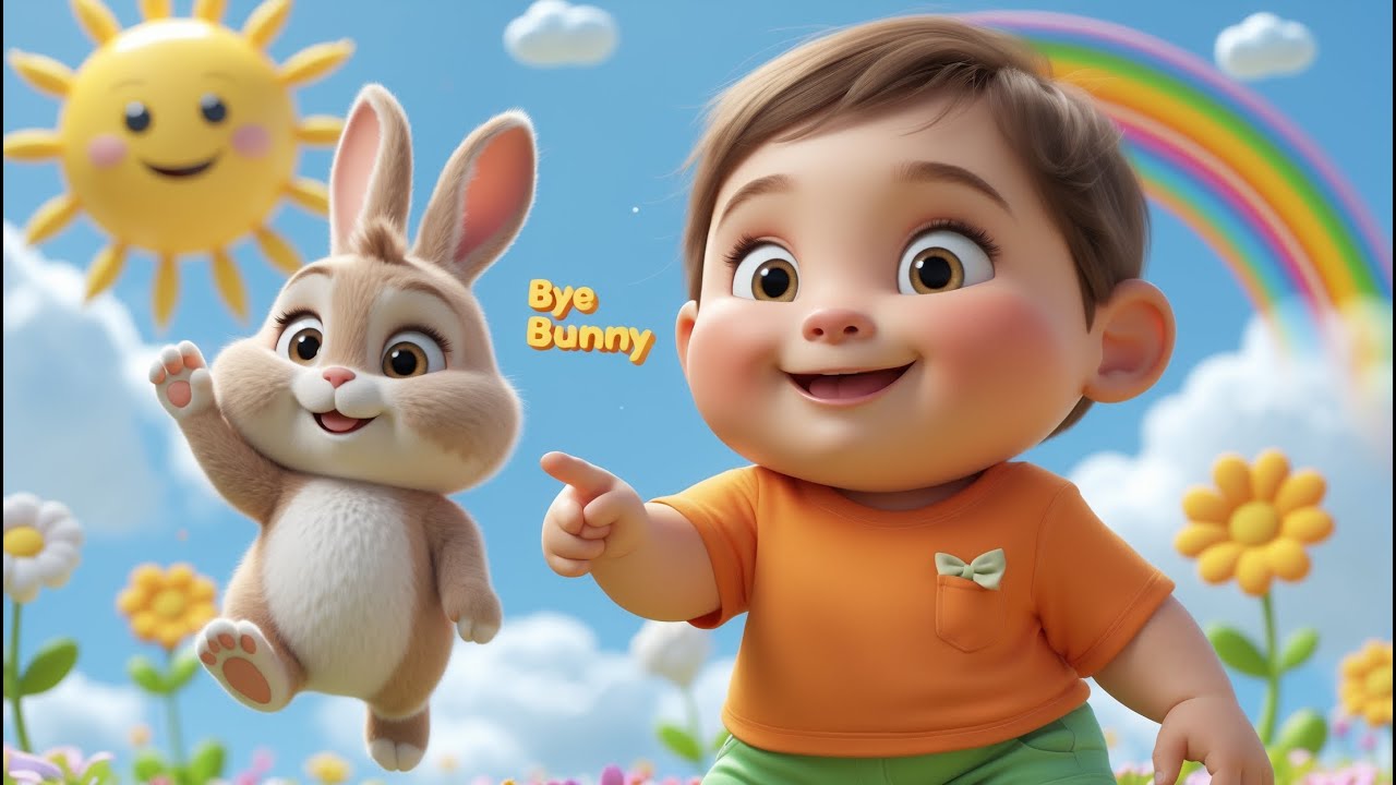 Hop Little Bunny 🐇🎶 Fun Kids Song | Nursery Rhymes, Baby Songs, Toddler ...