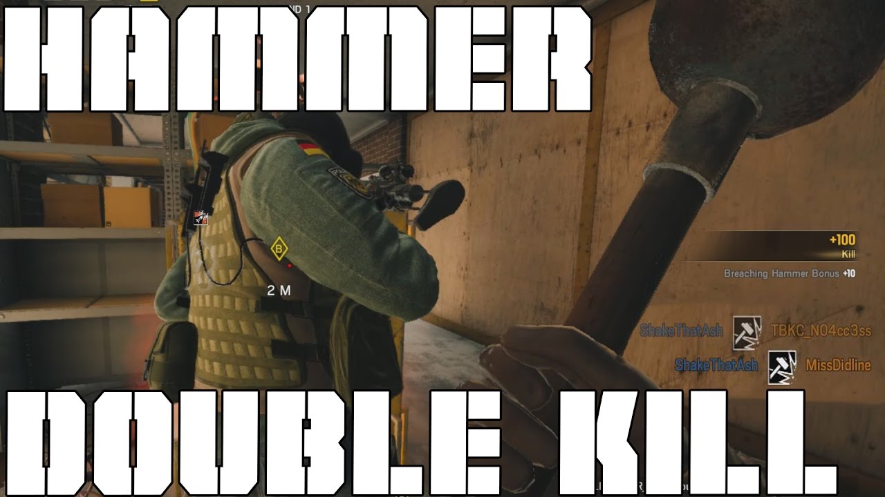 The Hammer Double Kill - Rainbow Six Siege Highlights - YouTube