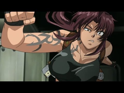 black lagoon - revy punches gretel (dub)