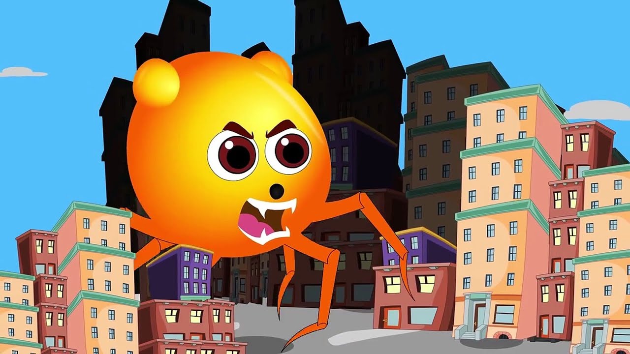 Mega Gummy Bear Scared of Bees Finger Family Rhyme - YouTube