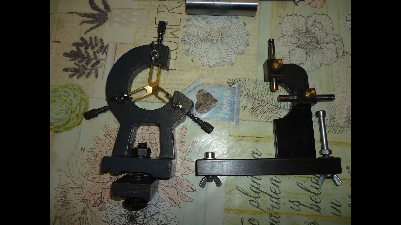 usinage, lunette à suivre et lunette fixe pour tour à métaux - YouTube