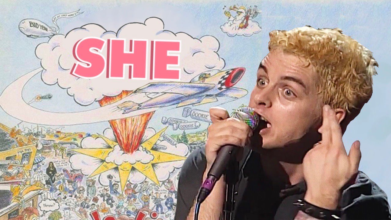 Green day (그린데이) - She [가사/해석] (1994, Chicago Live) - YouTube