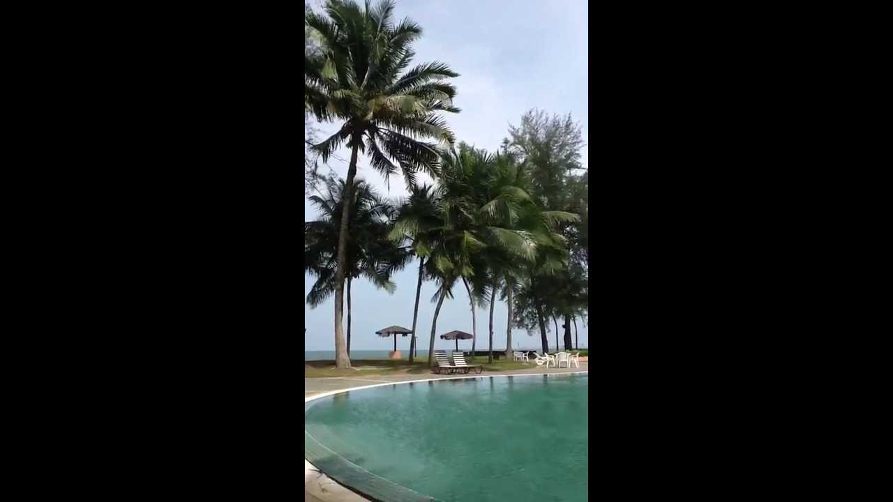 Beach at Legend Hotel Cherating, Pahang, Malaysia - YouTube