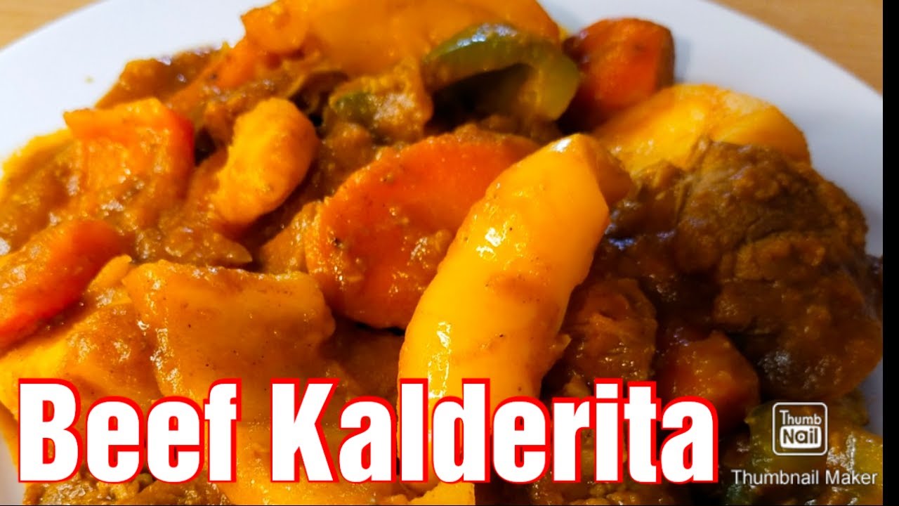 How to cook Beef Kaldereta/ Kaldereta recipe# da rull family.... - YouTube