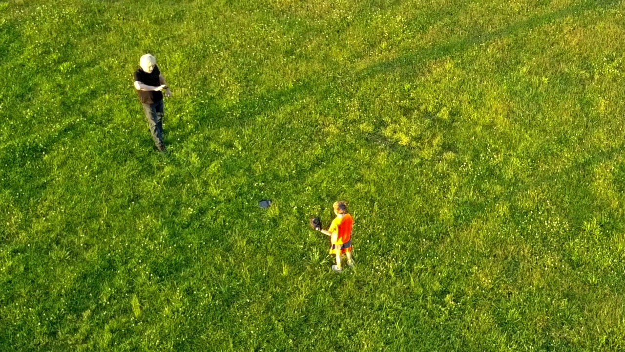 Michael Harnack & Dad - First Baseball Lessons (2017) - YouTube