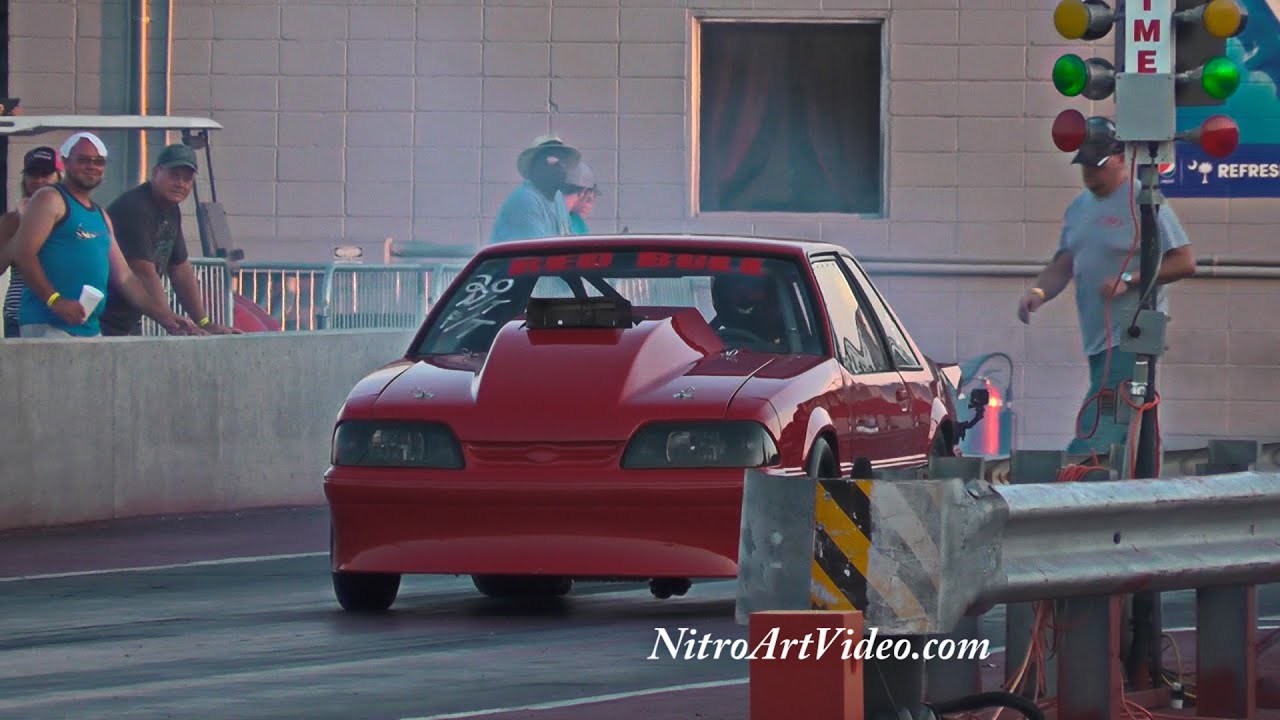 Richard McCord (REDBULL) Mustang Darlington Dragway June 11, 2016 - YouTube