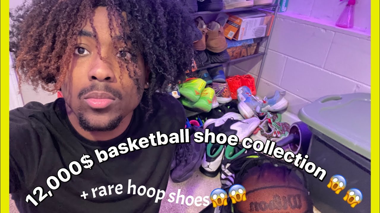 My 12,000$ hoop shoe collection - YouTube