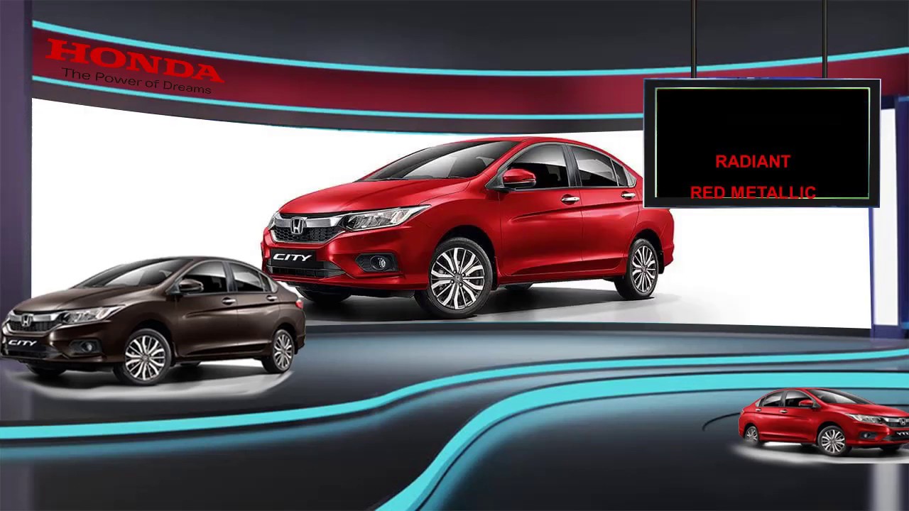 All-New 5th Gen Honda City | 360° View & Choose a Colour - YouTube