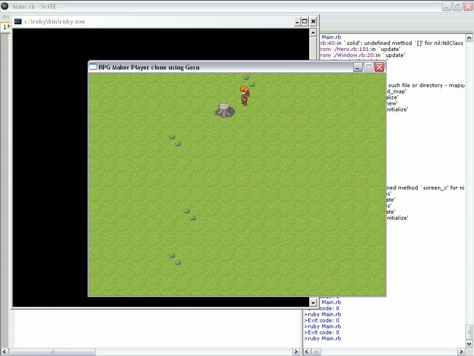RPG Template for Ruby/Gosu - YouTube