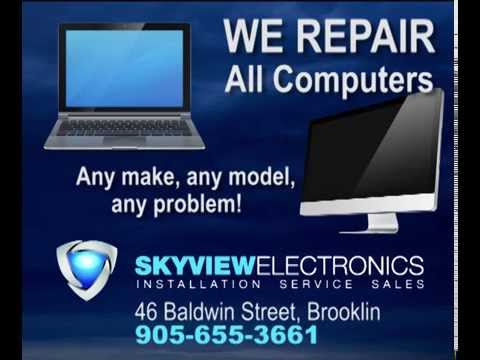 Computer Repair, Skyview Electronics - YouTube