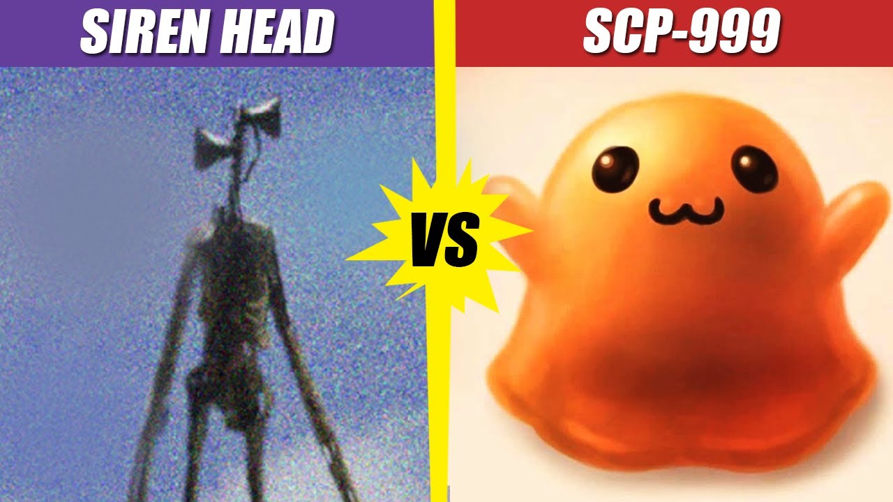 Siren Head vs SCP-999 | SPORE - YouTube