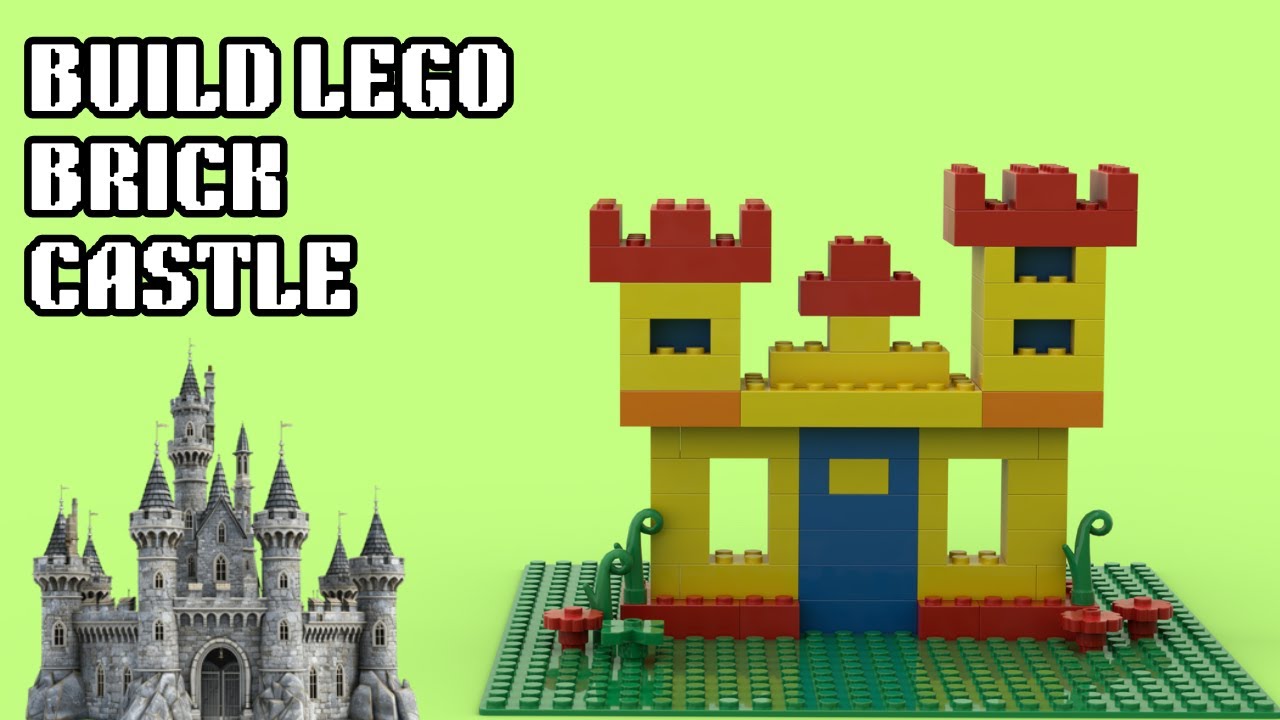 🔧🧱 LEGO Brick Castle Tutorial – Build with Basic Bricks! | Easy Guide ...