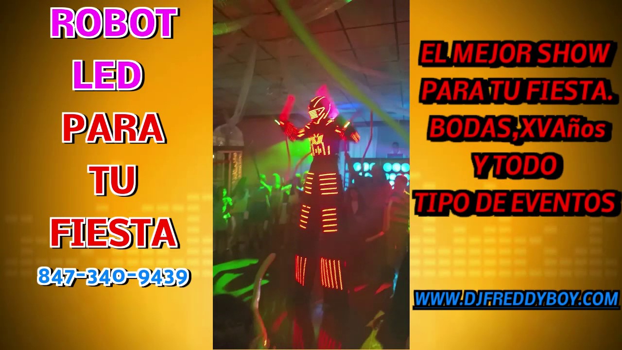 EL MEJOR SHOW DE ROBOT PARA TU FIESTA - YouTube