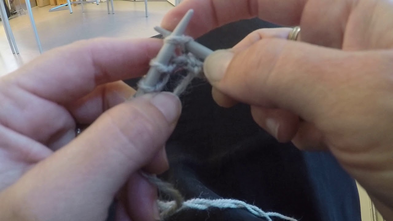 Stickning för nybörjare del 4 - YouTube