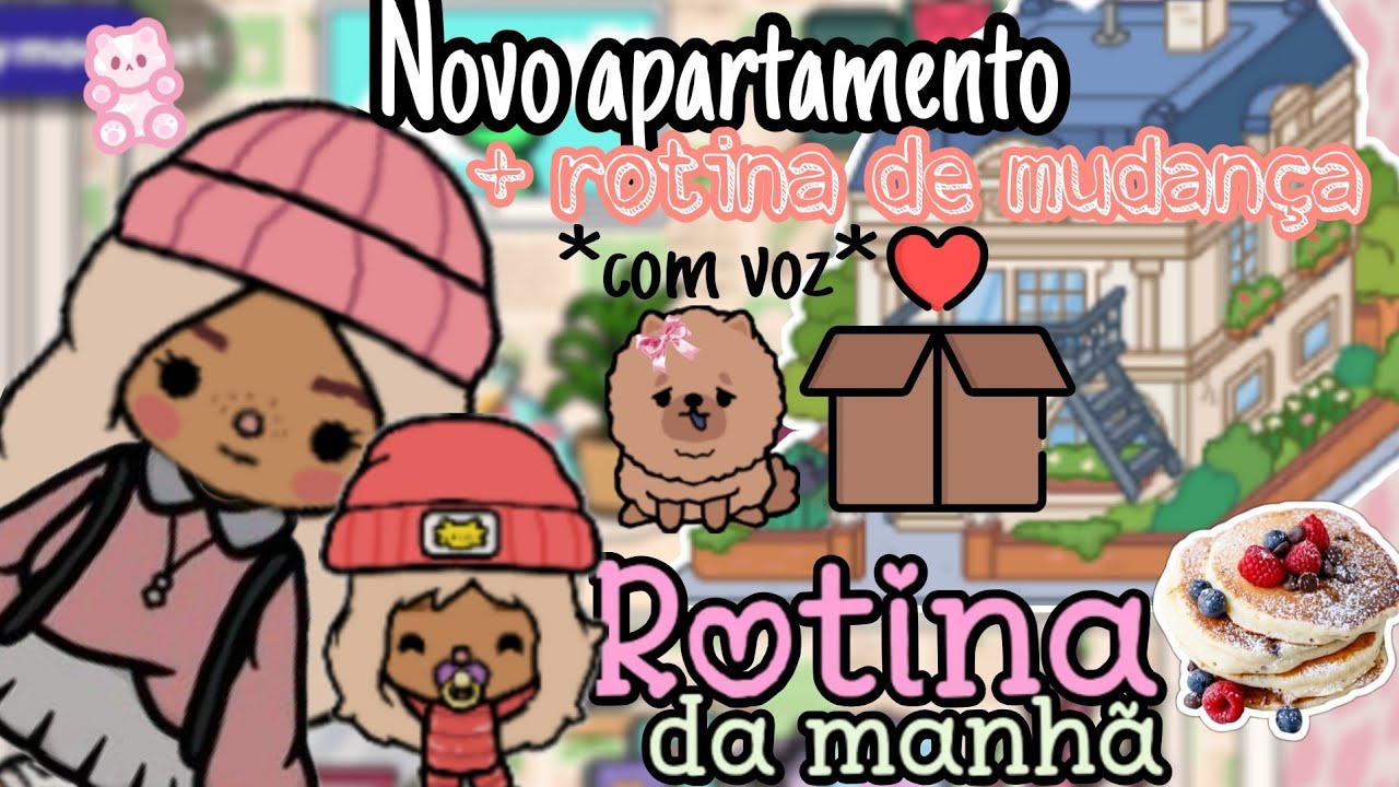 Rotina de mudança para o novo apartamento 🍪🐼. Toca life. new apartment ...