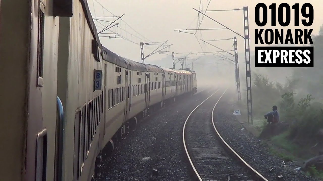 110 KMPh !!! High Speed Run on VKB-LPI Stretch by LGD WAP7 hauling ...