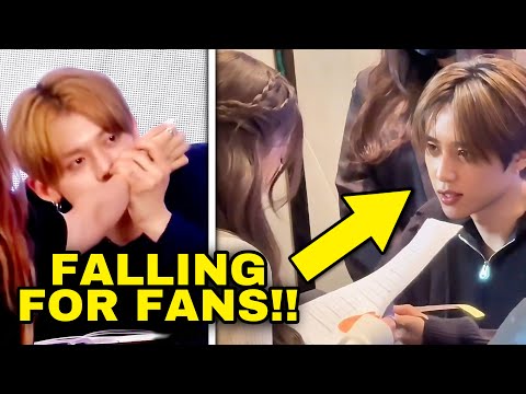 Kpop idols falling in love with fans
