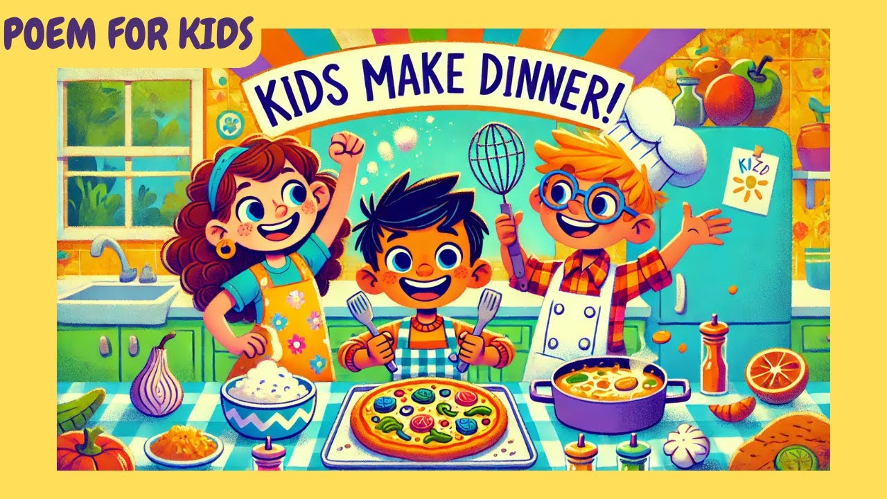 🍽️ Kids Make Dinner! | Fun Cooking Adventure | Nursery Rhyme for Kids 🎶 ...
