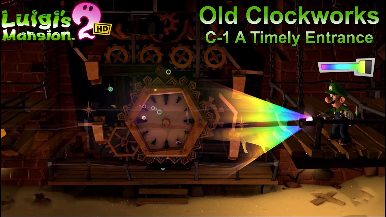 Luigi's Mansion 2 HD - Old Clockworks - C1 A Timely Entrance | No Commentary - YouTube