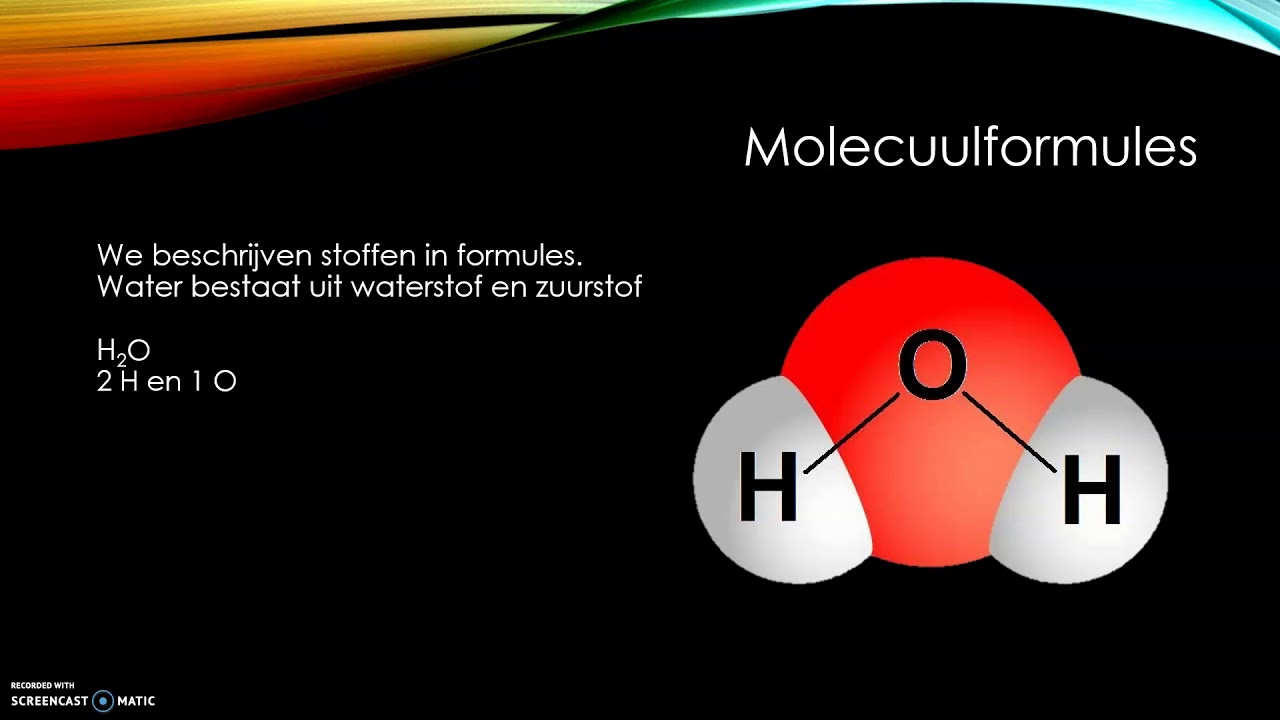 6.1 Molecuulformules - YouTube
