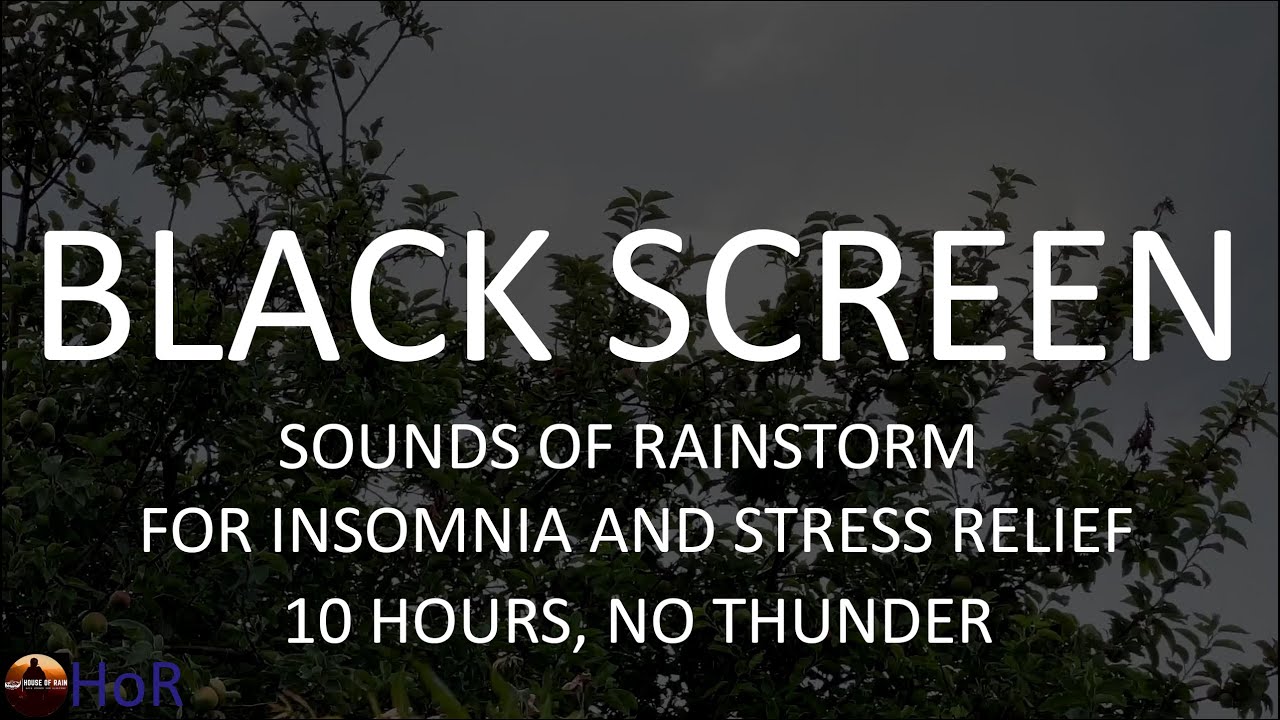 Sleep Soundly with Rain - Tranquilizing Rainstorm for Insomnia and ...