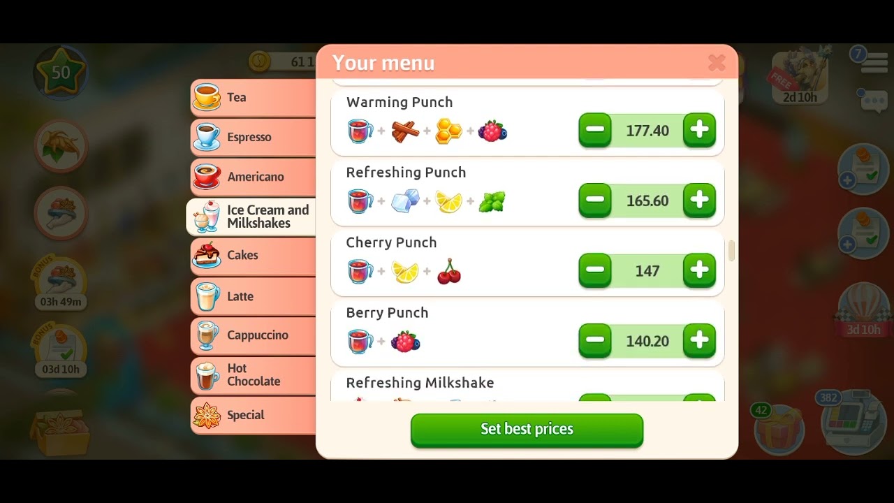 My Café : ALL RECIPES UPDATE 2023 | Level 50 - YouTube