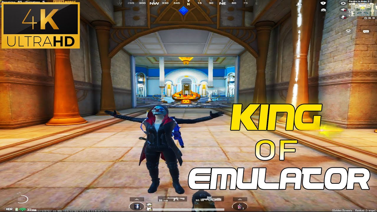 KING of Emulator 🔥Deadly Aggressive Clutches | HDR+90FPS PUBG MOBILE ...