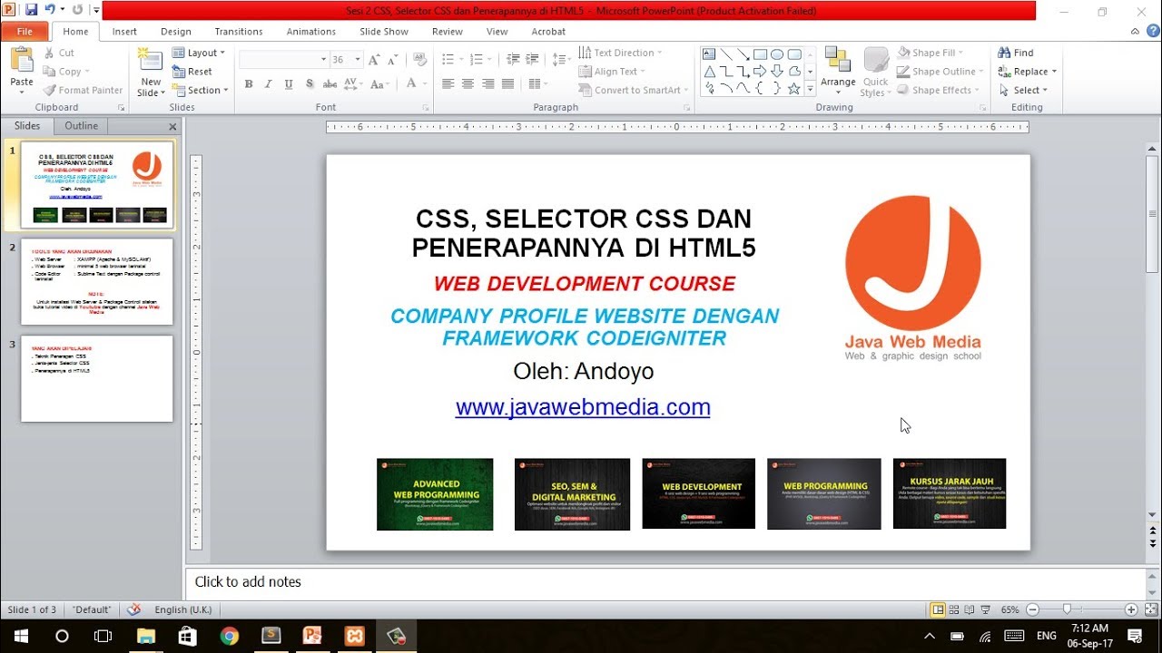 Sesi 2 Css Selector Css Dan Penerapannya Di Html5 Web Development 5914