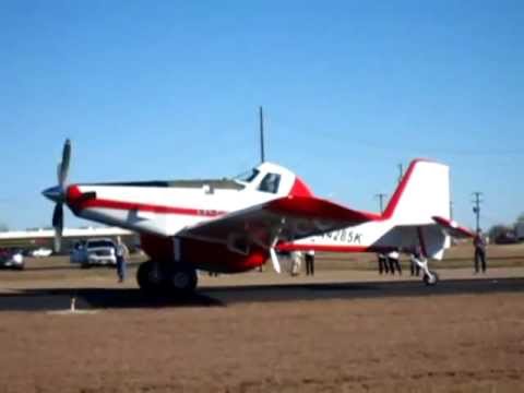 Air Tractor, AT-1002 FIRST FLIGHT (November 25, 2009) - YouTube