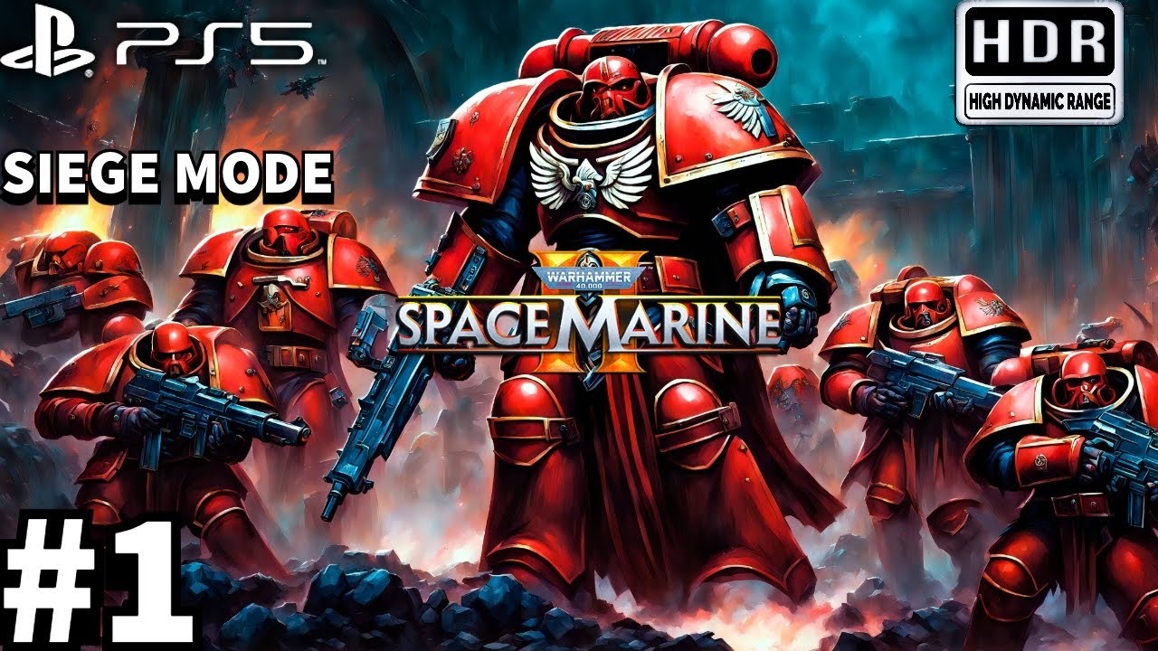 Warhammer 40K: Space Marine 2 Siege Mode PS5 HDR Gameplay 01 - YouTube