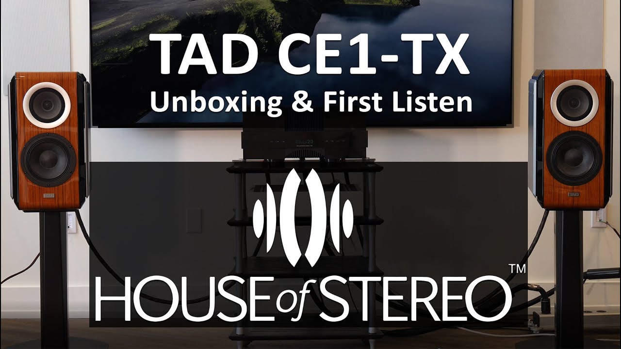TAD CE1-TX Unboxing and First Listen! - YouTube