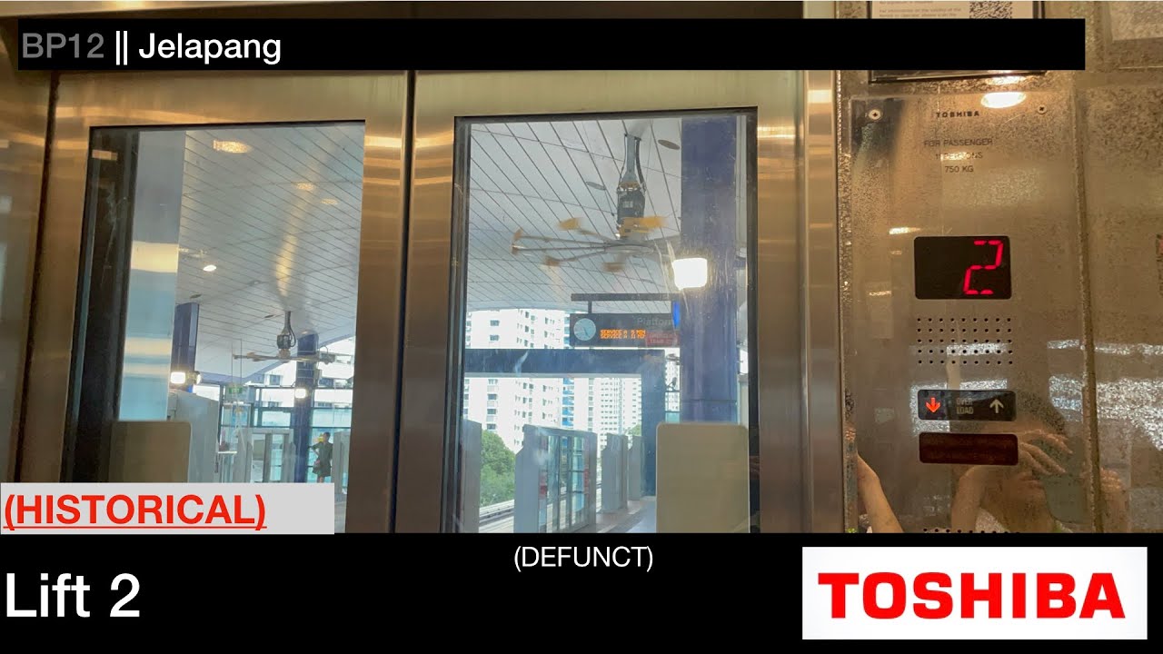 (HISTORICAL) Jelapang LRT Station || Toshiba Elevator (Lift 2) - YouTube