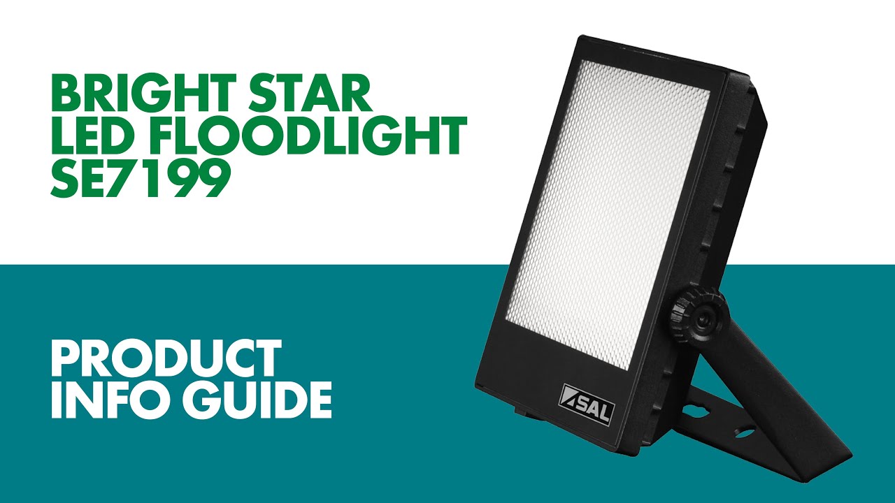 FLOODLIGHTS - product info guide, Brightstar SE7199 - YouTube