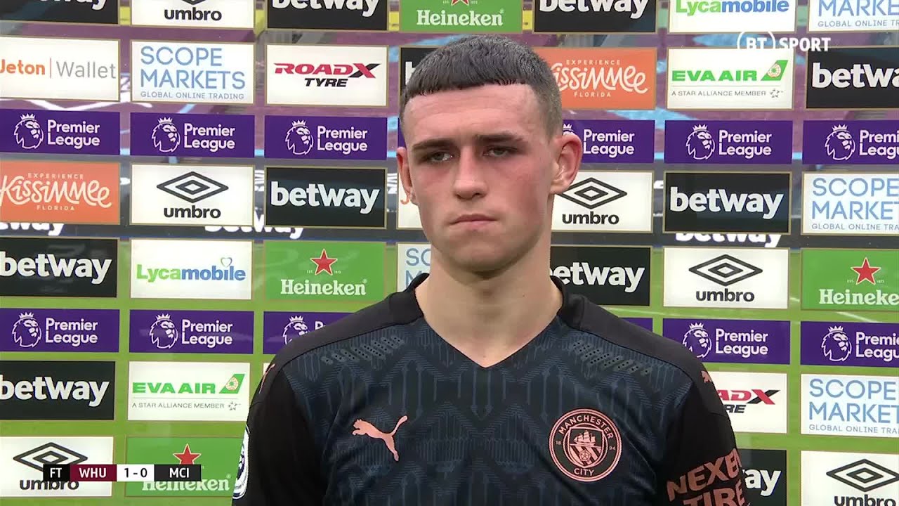 Phil Foden reacts after coming off the bench to earn Man City a point ...