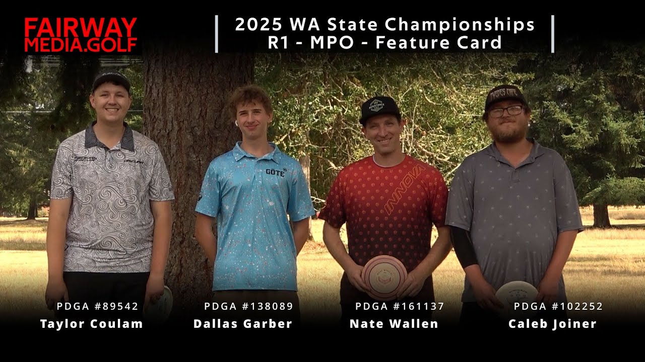 2025 WA State Championships - MPO R1 - Dallas Garber - Caleb Joiner ...