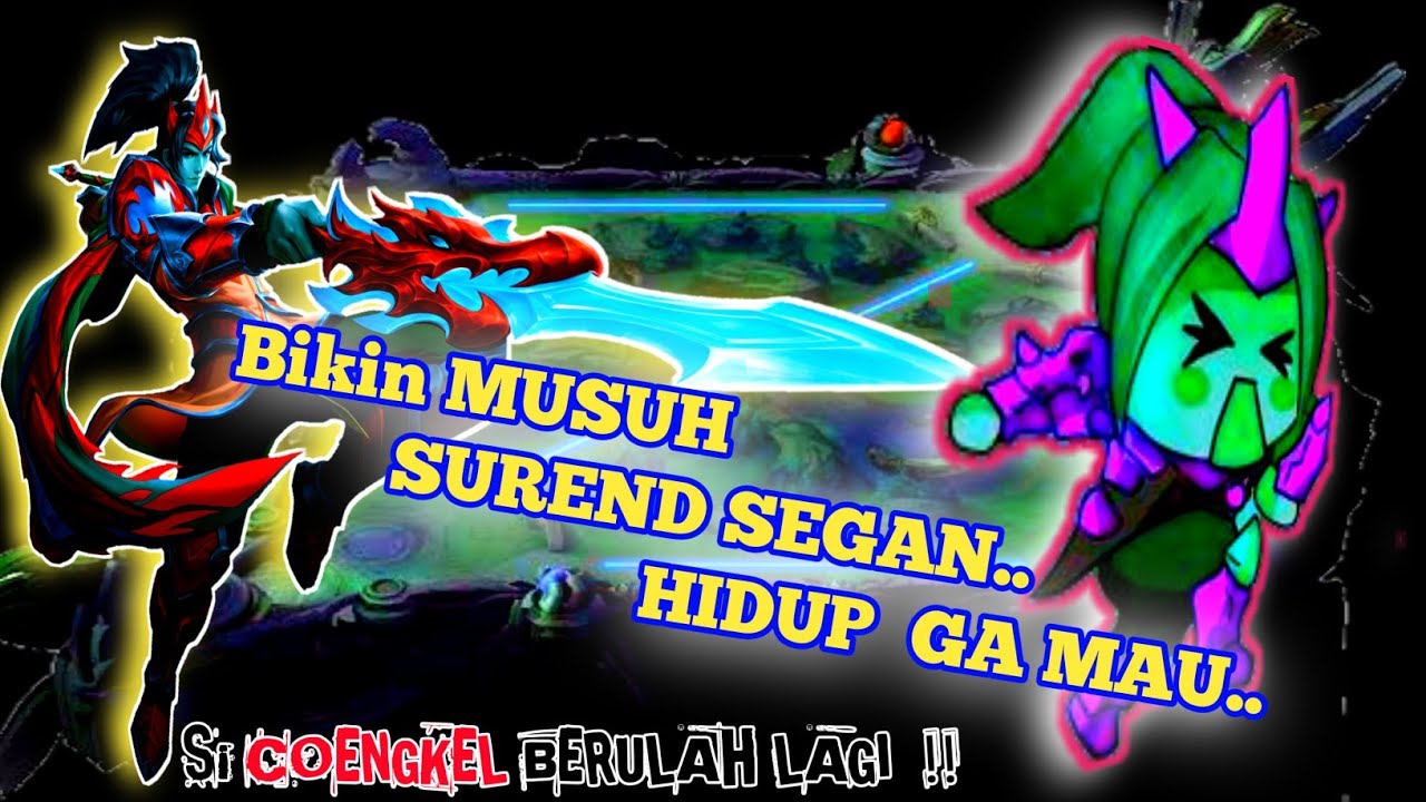 Bikin musuh SUREND‼️coengkel||Game Play ZILONG mobile legends#mlbb # ...