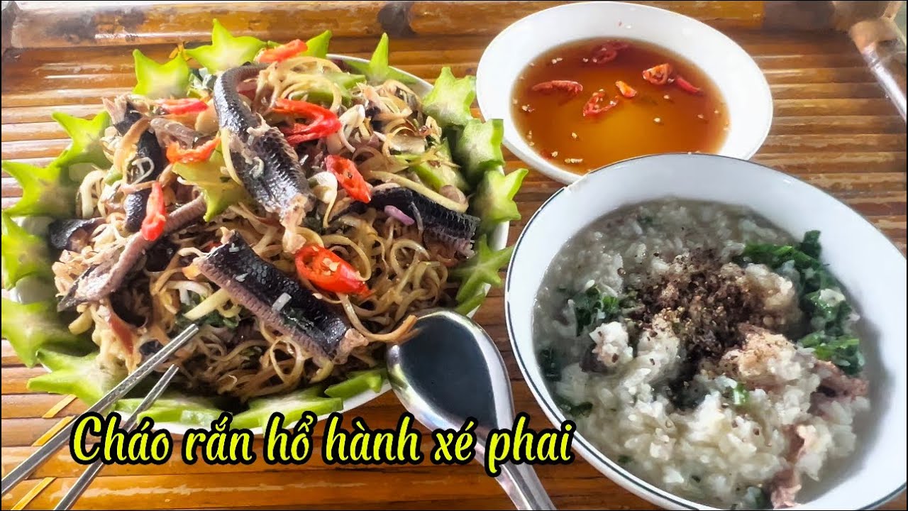 Cháo rắn hổ hành xé phai - YouTube