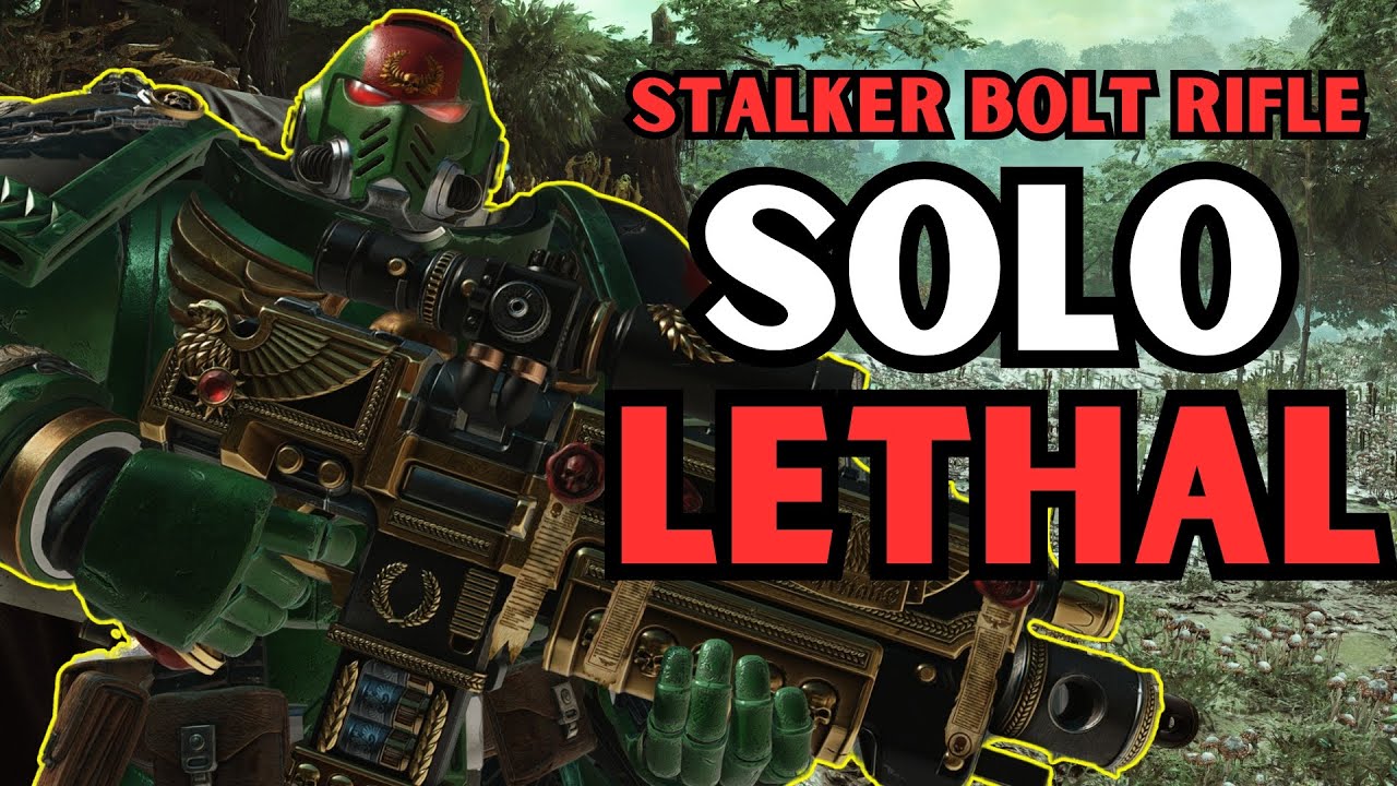 Stalker Bolt Rifle Does INCREDIBLE Damage on Lethal Difficulty - Solo Lethal l Space Marine 2 ...