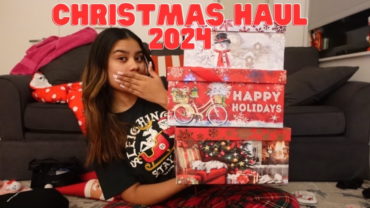 CHRISTMAS HAUL 2024 !! - YouTube