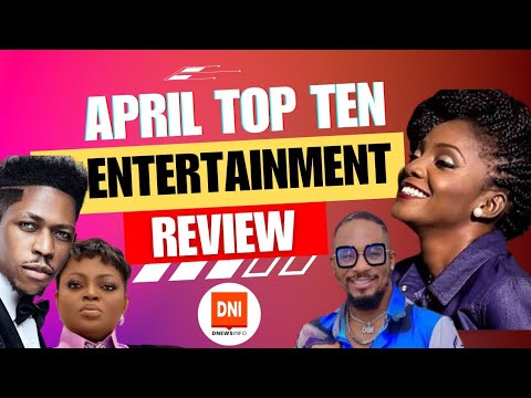 APRIL TOP TEN ENTERTAINMENT REVIEW - YouTube
