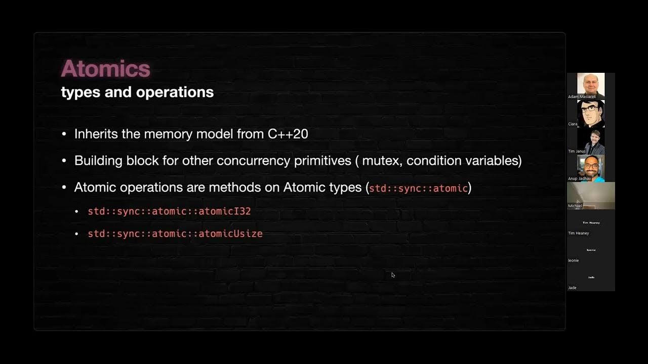 Atomics and Locks Chapter 2 - Atomics - YouTube