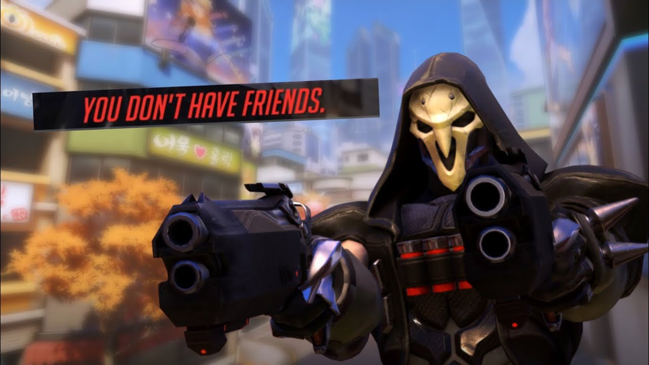 (4K) Overwatch Reaper Gameplay - YouTube