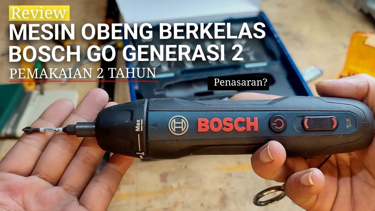mesin obeng ini kren, cordless screw driver bosch go gen 2 - YouTube