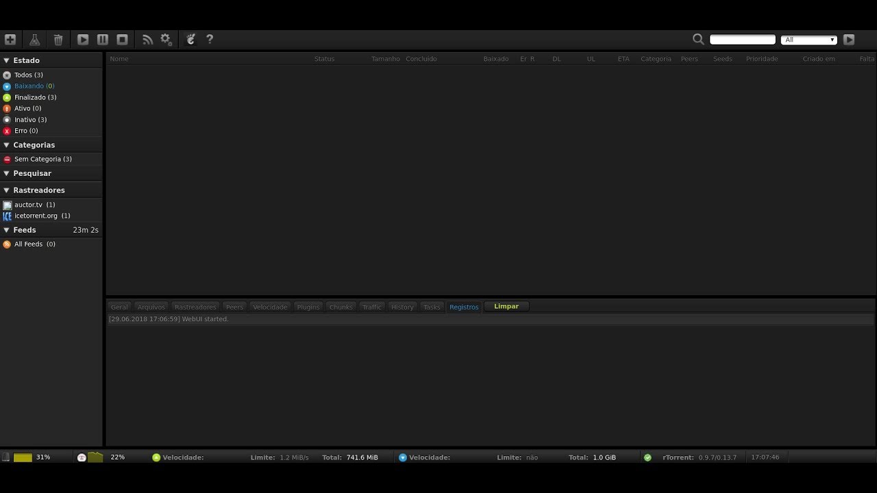 Instalar Rtorrent 0.9.7+ Libtorrent 0.13.7 + Rutorrent v3.8 + Nginx em ...