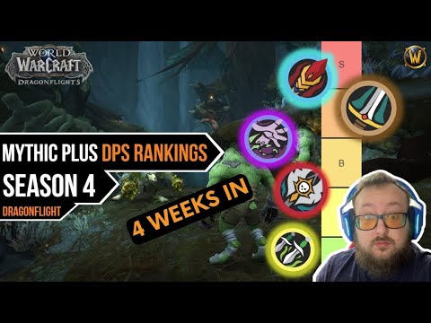 Season 4 DPS Ranking Tier List in M+ | WoW Dragonflight - YouTube
