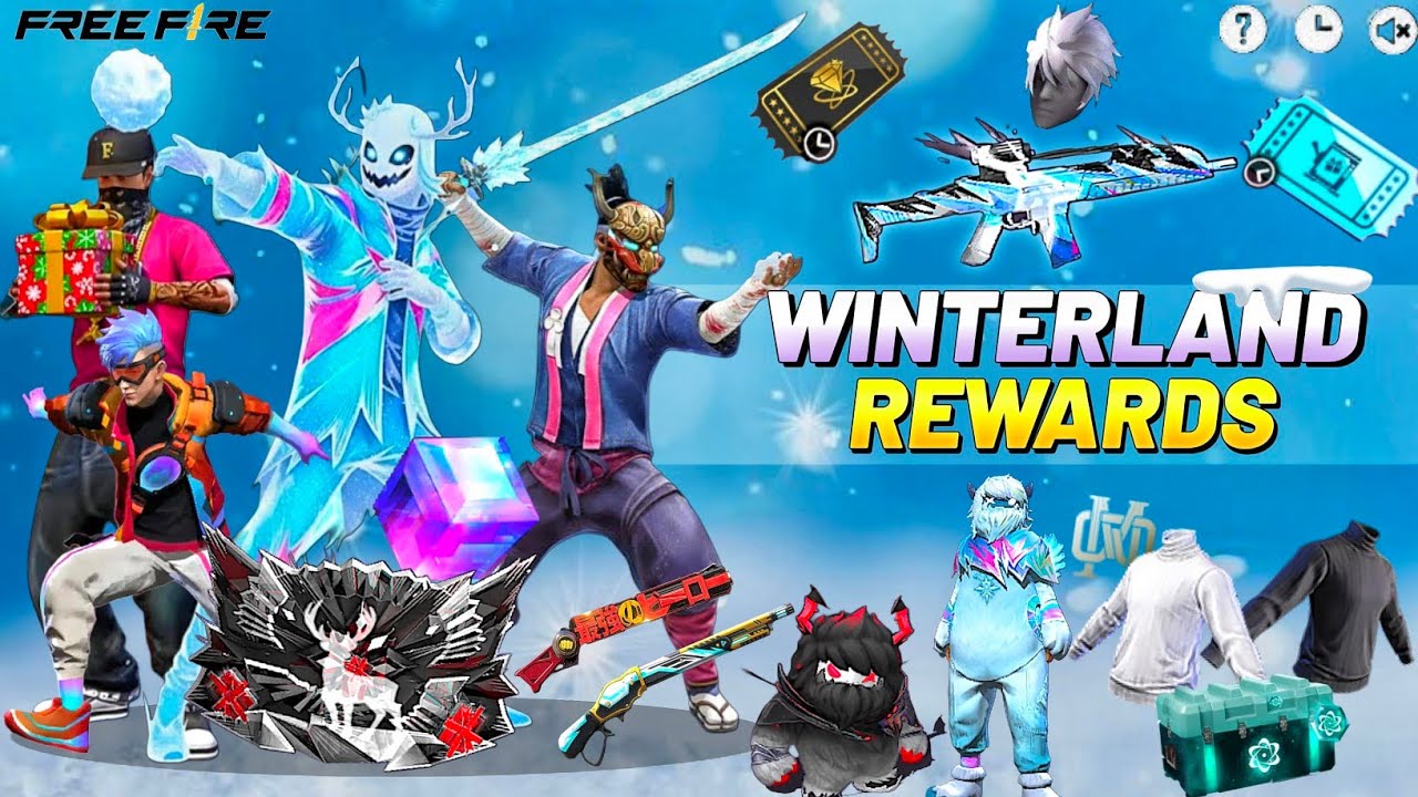 WINTERLAND EVENT 2025 FREE REWARDS 😍🥳| LOL EMOTE RETURN | FREE FIRE NEW ...