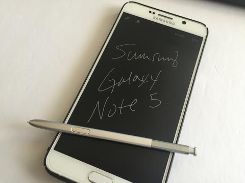 Samsung Galaxy Note 5 SPen demo - YouTube