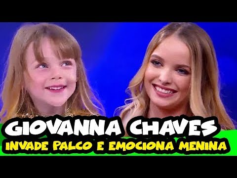 Giovanna Chaves INVADE palco e EMOCIONA menina no PROGRAMA RAUL GIL